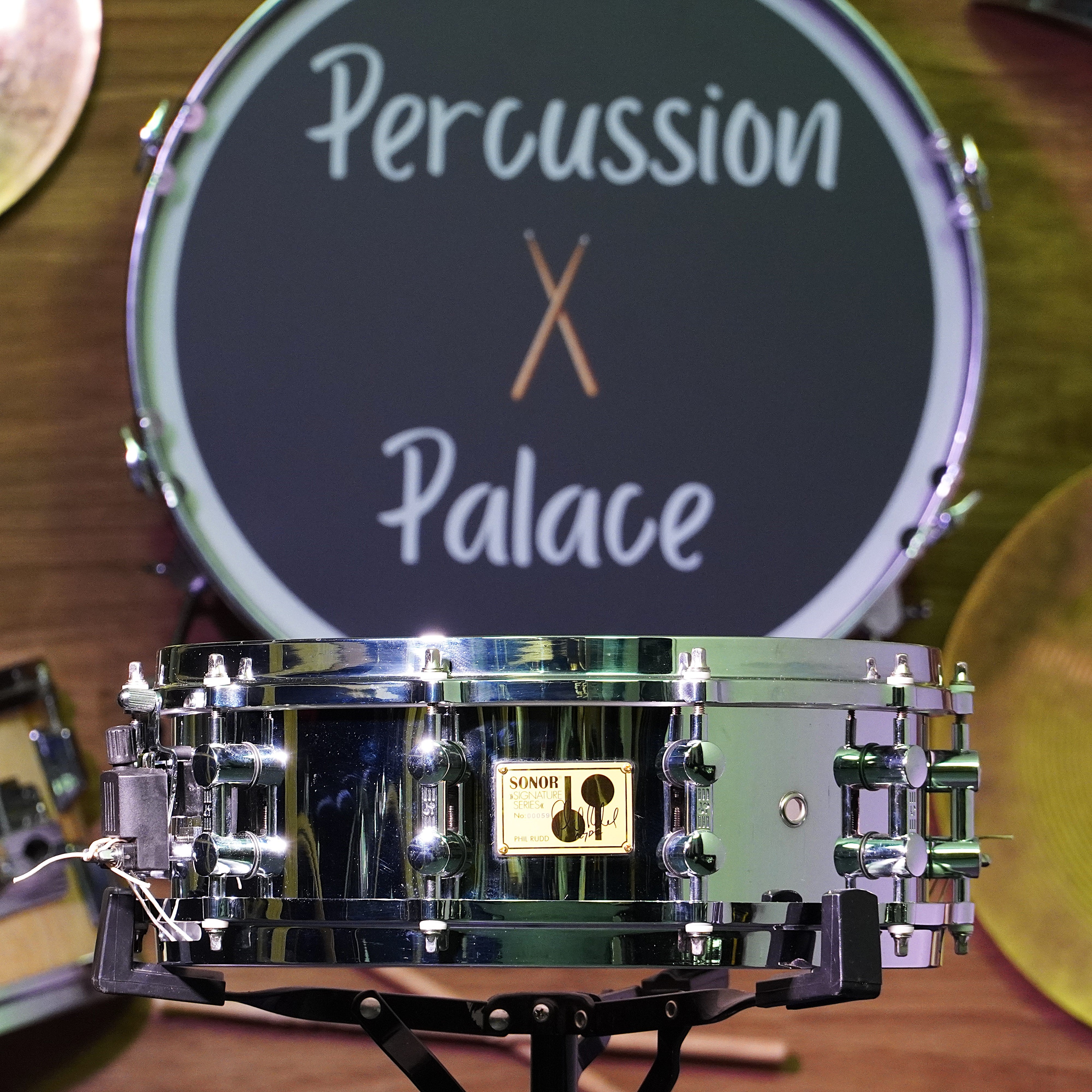 Sonor Signature Series Phil Rudd Brass Snare Drum - Serial No. 00059 ...